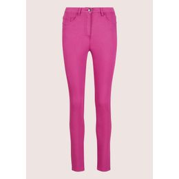 Madeleine Mode MADELEINE Damen Regular-fit-Jeans "Jeans Schlanke Five-Pocket-Jeans"pink, Gr. 42, Obermaterial: 74% Baumwolle CO. 22% Polyester PES. 4% Elasthan EL.,