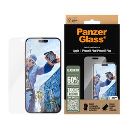 PanzerGlass Displayschutzglas "Classic Fit Screen Protection", B:11cm H:1,3cm T:19,5mm, transparent, Displayfolien, Displayschutzfolie, Schutzfolie,