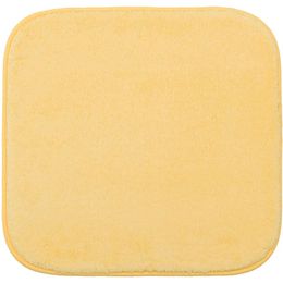 G&ouml;zze Badematte G&Ouml;ZZE, H:18mm, gelb, Polyester, Badematten, "Rio Premium", Badteppich, Uni Farben, waschbar, rechteckig & rund erh&auml;ltlich