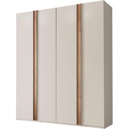 Dreht&uuml;renschrank Wiemann, B:197,3cm H:216cm T:58cm, beige, Holzwerkstoff, Schr&auml;nke, "Lagos", inkl. T&uuml;rend&auml;mpfung