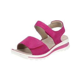 Ara Damen Keilsandalette "Ara Sandalen Veloursleder", Gr. 38pink, Veloursleder, Schuhe