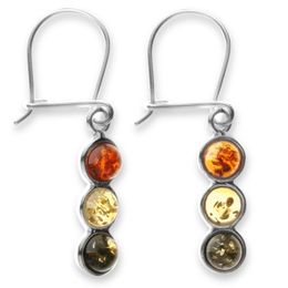OSTSEE-SCHMUCK Damen Paar Ohrh&auml;nger "- Kim - Silber 925/000 - Bernstein", Silber 925 (Sterlingsilber), silber, Silber 925 (Sterlingsilber), Ohrringe