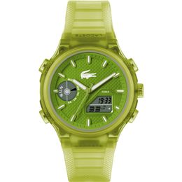 Lacoste Herren Chronograph "LC33", transparent, Armbanduhren, Armbanduhr, Quarzuhr, Herren, analog, digital, Stoppfunktion