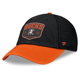 Fanatics Jungen Baseball Cap "Fanatics Cap Anaheim Ducks Structured Adjust. Meshback", schwarz, 100% Baumwolle, Caps