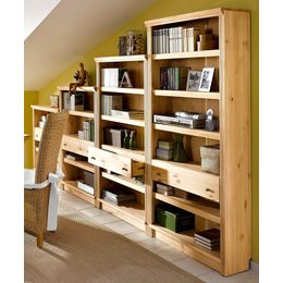 Standregal Home Affaire, H:67cm, beige, Wohnzimmer, Regale, "Soeren", Aus massiver Kiefer, Ma&szlig;e (B/T/H): 80/29/67 cm, FSC-zertifiziert