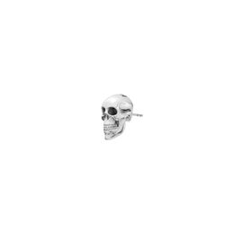 Diesel Damen Single-Ohrstecker "Schmuck Geschenk Edelstahl Ohrringe Totenkopf", Edelstahl, silber, Edelstahl, Ohrringe