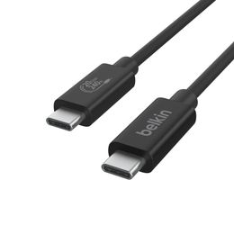 Belkin USB-Kabel "Connect", 200cmcm, schwarz, Kabel, USB4 USB-C / USB-C, 240W, 20 Gbit/s