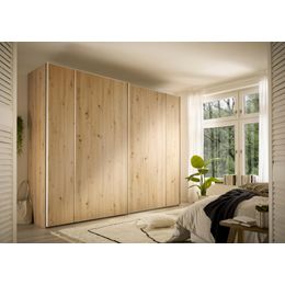 Schwebet&uuml;renschrank STAUD, B:270cm H:222cm T:68cmartisan eiche, Holzwerkstoff, Schr&auml;nke, "Sonett 100, Made in Germany", mit vier verschiedenen