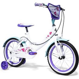 Huffy Kinderfahrrad "Huffy Cr&egrave;me Soda 16-Zoll Wei&szlig;", 27cm, 16 Zoll (40,64cm) hinten: 16 Zoll (40,64cm), wei&szlig;, Fahrr&auml;der