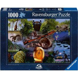 Ravensburger Kinder Puzzle "Artist Collection, Jurassic Park", bunt, B:70cm H:50cm, Puzzles, Made in Germany