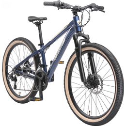 Bikestar Jugendfahrrad, 32cm, 24 Zoll (60,96cm), blau, Fahrr&auml;der