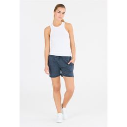ENDURANCE ATHLECIA ATHLECIA Damen Shorts "Chestine", blau, Gr. 46, unifarben, 55% Baumwolle, 45% Polyester, Hosen, mit guten Funktionen