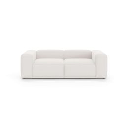 Big-Sofa s.Oliver, B:242,5cm H:73cm T:98cm, beige, 100% Polyester, Sofas, "EMMERIK Designersofa, 3-Sitzer mit Wellenfederung, B/T/H: 242/98/73 cm",