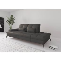 Sit & More Recamiere SIT & MORE, B:231cm H:90cm T:122cm, braun, Sofas, "Amica, inkl. Sitztiefenverstellung und Armteilverstellung", wahlweise mit