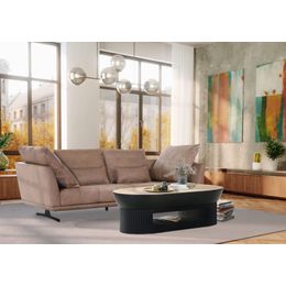 Couchtisch GUTMANN FACTORY, B:130cm H:40cm T:130cm, beige, Wohnzimmer, Tische