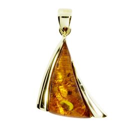 OSTSEE-SCHMUCK Damen Kettenanh&auml;nger "- Imke 30 - Gold 333/000 - Bernstein", Gelbgold 333, gold, Gelbgold 333, Schmuckanh&auml;nger