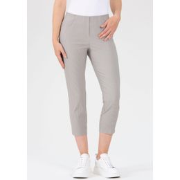 Stehmann Damen 3/4-Hose "Loli", grau, Gr. 52, Web, Obermaterial: 76% Viskose, 20% Polyamid, 4% Elasthan, Hosen, in Größen 34 bis 52