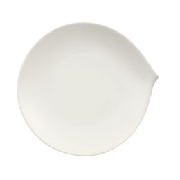 Villeroy & Boch VILLEROY & BOCH Speiseteller "Speiseteller Flow ø 27 cm weiß", weiß, Speiseteller