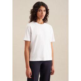 Seidensticker Damen T-Shirt "THE TSHIRT"wei&szlig;, Gr. S, unifarben, 100% Baumwolle, Shirts, Kurzarm Rundhals Uni