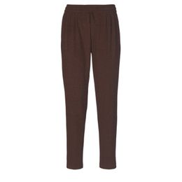 GOLDNER Damen Schlupfhose "W&auml;rmende Schlupfhose LOUISA in knitterarmer Ware", grau, Gr. 44, Obermaterial: 76% Polyester PES. 21% Baumwolle CO. 2%