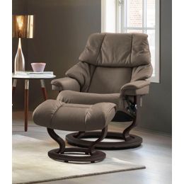 Relaxsessel stressless, B:79cm H:98cm T:75cm, braun, Leder BATICK: BATICK ist ein leicht korrigiertes, durchgefärbtes und genarbtes Möbelleder, bei