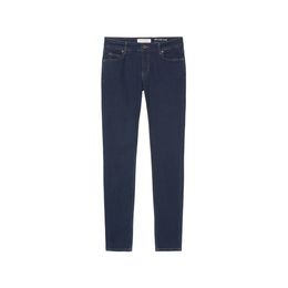 Marc O'Polo Slim-fit-Jeans MARC O'POLO "aus stretchigem Bio-Baumwolle-Mix", Damen, Gr. 25, Länge 34, clean dunkelblau wash, Obermaterial: 89% Baumwolle, 8% Polyester, 3% Elasthan, unifarben, slim fit normal, Jeans