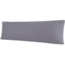 Kissenbezug bellana, B:40cm L:140cm, grau, Jersey, Obermaterial: 100% Baumwolle, Kissenbez&uuml;ge, "Mako-Jersey", f&uuml;r Seitenschl&auml;ferkissen