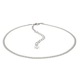 ZEEme Damen Fußkette "925 Silber Stern Motiv", 26+3cm, Silber 925 (Sterlingsilber), weiß, Silber 925 (Sterlingsilber), Fußketten