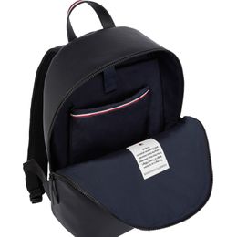 Tommy Hilfiger Herren Cityrucksack "Essential", schwarz, Lederimitat, Basic, Rucks&auml;cke, f&uuml;r Laptops bis 14"