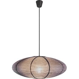 Nordlux Pendelleuchte "Villo Lampenschirm ohne Pendel/Fassung", Ø 60cm H: 24cm, 1 Stk., grau, Esszimmer, Leuchten, Natürliches Material,