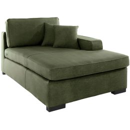 Sofaelement Home Affaire, B:110cm H:86cm T:160cm, grün, Polsterelemente, "Skara", Modul zum eigenen Zusammenstellen, in vielen Bezugsqualitäten
