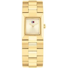Tommy Hilfiger Damen Quarzuhr "IVY", gold, Armbanduhren, Armbanduhr, Damenuhr, Edelstahlarmband, analog