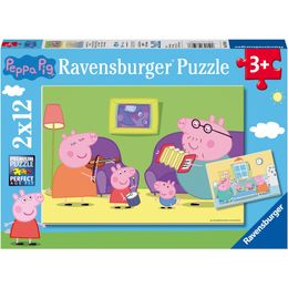 Ravensburger Kinder Puzzle "Zuhause bei Peppa", bunt, B:26cm H:18cm, Puzzles, Made in Europe