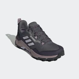 adidas terrex Damen Wanderschuh "TERREX AX4 GORE-TEX", Gr. 41grau five, silber dawn, preloved fig, Synthetik, Textil, Schuhe, wasserdicht