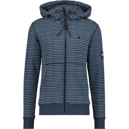 alife and kickin ALIFE & KICKIN Herren Kapuzensweatjacke "Herren TrasherAK B", blau, Gr. S, 50% Baumwolle, 50% Polyester, Sweatjacken