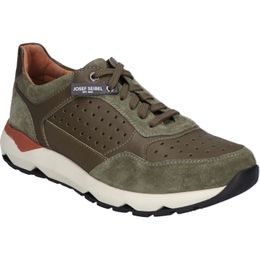 Josef Seibel Herren Sneaker "Jeremiah 04, oliv-kombi", Gr. 46oliv, kombi, Obermaterial: 100% Rindsleder Leather cow., Schuhe