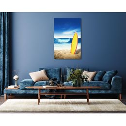 Acrylglasbild queence, B:120cm H:80cm, gelb, Acrylglas, Bilder, "Emda", Fine Art-Print in Galeriequalit&auml;t
