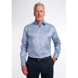 Eterna Herren Langarmhemd "COMFORT FIT", blau, Gr. 41, Twill, 100% cotton, Hemden, NON IRON (bügelfrei)