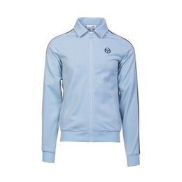 Sergio Tacchini Herren Trainingsjacke "RENSHAW TAPE TRACK TOP Herren", blau, Gr. L, 53% POLYESTER, 47% BAUMWOLLE, Jacken, Trainingsjacke Herren,