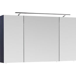Spiegelschrank SAPHIR, B:120cm H:74cm T:20cm, grau, Melamin, Badezimmer, Schr&auml;nke, "3040", Breite 120 cm