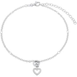 Amor Damen Fu&szlig;kette "2038564, 2038578", Silber 925 (Sterlingsilber), silber, Silber 925 (Sterlingsilber), Fu&szlig;ketten