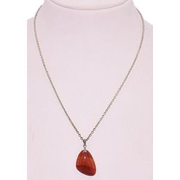 Firetti Damen Kette mit Anh&auml;nger "Schmuck Geschenk, Achat", Edelstahl Silber 925 (Sterlingsilber), L: 50 B: 2mm, orange, Edelstahl, Silber 925