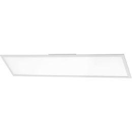 LED Panel "7193016 Simple", grau, Briloner Leuchten, Leuchten, Deckenlampe, 119,5x29,5x6cm, Weiß, 38W, Wohnzimmer, Schlafzimmer