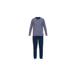 Ceceba Herren Schlafanzug "Pyjama", Gr. S, blau, Obermaterial: 60% Baumwolle CO. 40% Polyester PES., Homewear-Sets