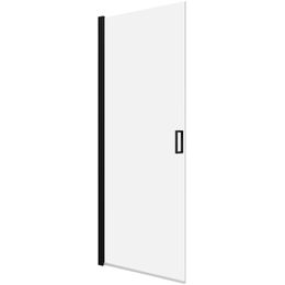 Dusch-Schwingt&uuml;r Sanotechnik, B:79,5cm H:195cm T:3cmwei&szlig;, neutral, Duscht&uuml;ren, "ELITE", Schwenktt&uuml;r f&uuml;r Duschen mit Alu-Profilen in schwarz matt