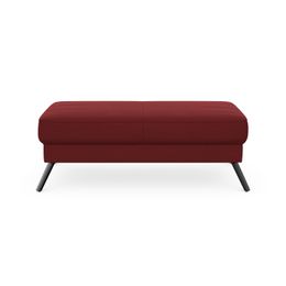 Sit & More Hockerbank SIT & MORE, B:135cm H:48cm T:65cm, rot, Hocker, "Lindholm"