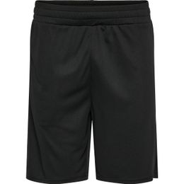 Hummel Herren Shorts "hmlTE FLEX MESH SHORTS", schwarz, Gr. S, Obermaterial: 100% Polyester, Hosen