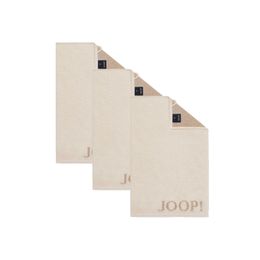 JOOP! G&auml;stehandtuch JOOP, B:30cm, beige, Obermaterial: 100% Baumwolle CO., Handt&uuml;cher, "G&auml;stetuch Classic Frottier 3er Pack"