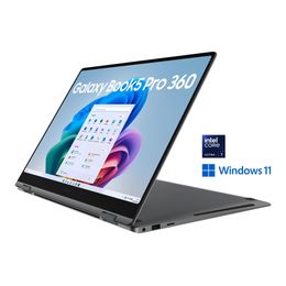 Samsung Convertible Notebook "Galaxy Book5 Pro 360 16'' (NP960Q) Ultra7 16 GB + 512 GB", 16 GB RAM 512 GB SSD, Core Ultra 7, Windows11Home, grau,