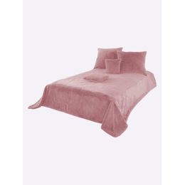 Kissenh&uuml;lle HEINE HOME, B:80cm L:80cm, rosa, Polyester, 100% Polyester, Kissenbez&uuml;ge